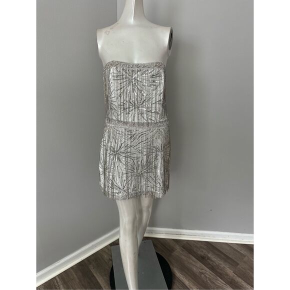 Retrofete | Dresses | Retrofete Dixie Sequin Fringe Dress | Poshmark